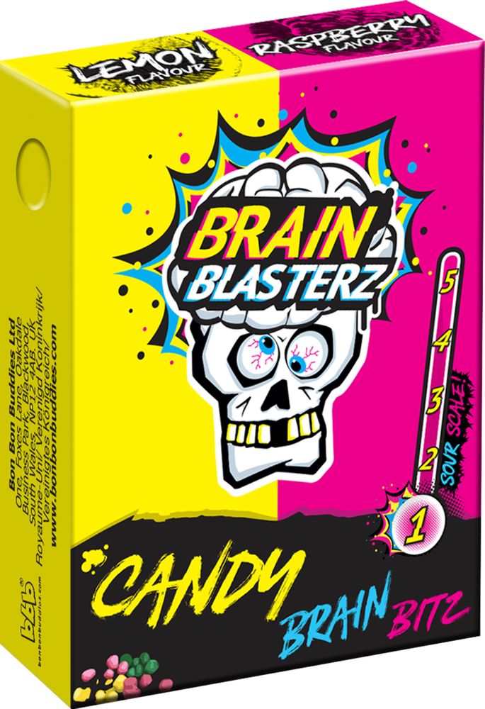 Brain Blasterz Candy Brain Bitz Lemon And Raspberry (45g) – EPIC Food ...